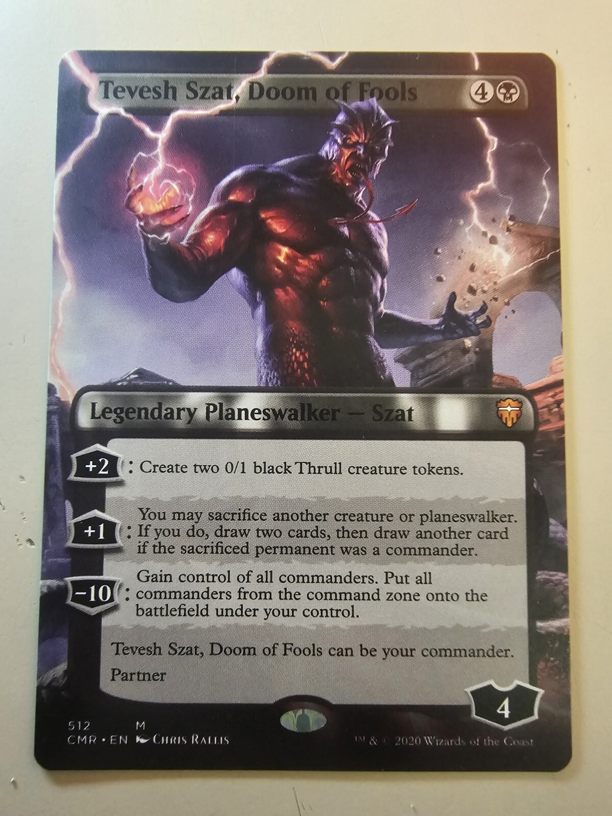 MTG Tevesh Szat, Doom of Fools Borderless - Commander Legends | eBay