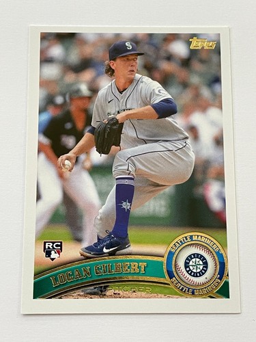 2021 Topps Archives Baseball #267 - Logan Gilbert RC - Seattle Mariners ...
