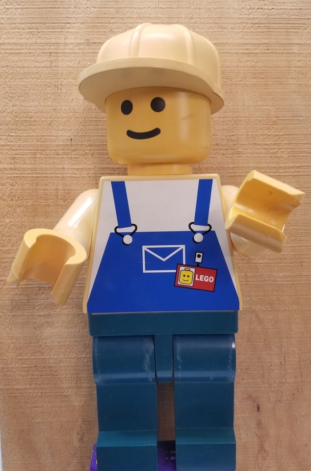 Lego Display 19 inch Giant Minifigure Megafigure Rare Find Advertising ...