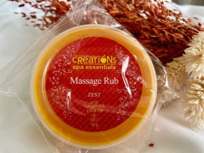 🧡Creations Spa Essentials "ZEST" Massage and Pain Relief Rub 50g ...