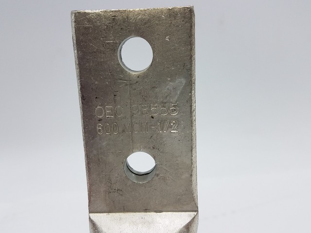 NSI 2H Long Barrel Compression Wire Connector Blk OEC 98555 600MCM-1/2 ...