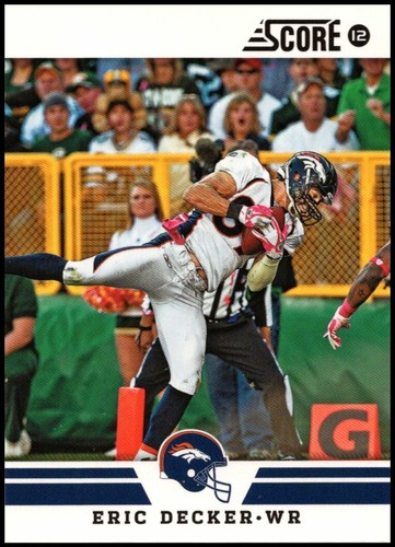2012 Score Glossy #182 Eric Decker Broncos Football Card | eBay