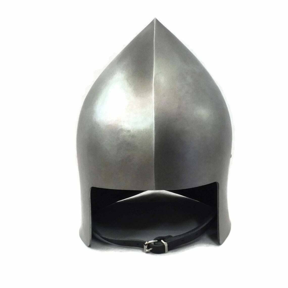 Medieval Open Face Sallet Helmet LARP Armor Silver | eBay