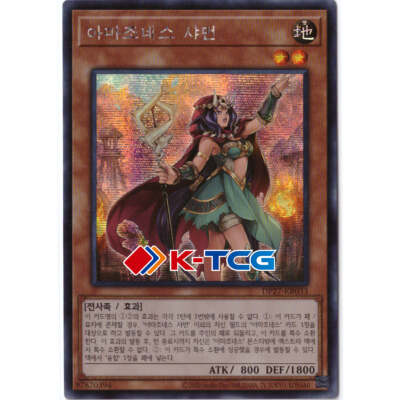 Yugioh Card "Amazoness Shaman" DP27-KR033 Korean Ver Secret Rare | eBay