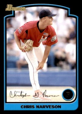2003 Bowman Draft Picks & Prospects #BDP150 Chris Narveson St. Louis ...