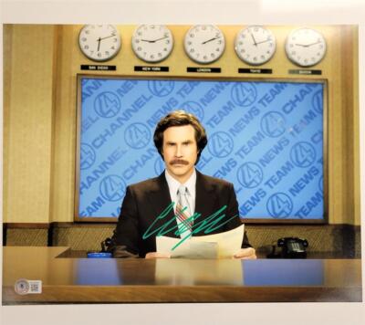 Will Ferrell signed Anchorman 11x14 photo autograph ~ Beckett BAS Holo ...
