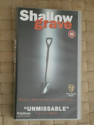 Shallow Grave VHS PAL UK C4 Christopher Ecclestone Ewan McGregor Retro Thriller | eBay