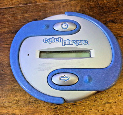 2000 CATCH PHRASE ORIGINAL 1ST EDITION BLUE ELECTRONIC GAME BY HASBRO ...