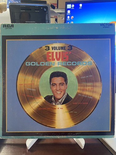 Elvis Presley - Elvis' Golden Records Vol 3 LP LSP 2765 Vinyl 1976 Tan ...