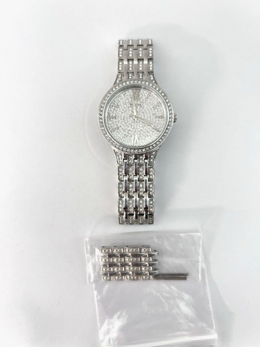 Bulova Phantom Women Watch Stainless Steel Pave Swarovski Crystal Model ...