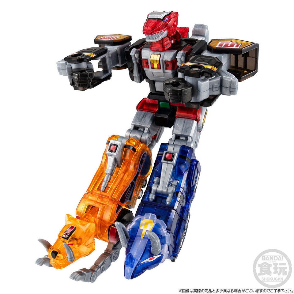 Super minipla SMP Daizyujin Mighty Morphin Power Ranger Megazord Clear ...