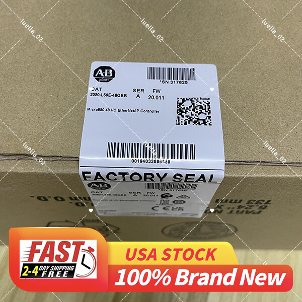 2024 New Sealed AB 2080-L50E-48QBB Micro850 48 I/O EtherNet/IP ...