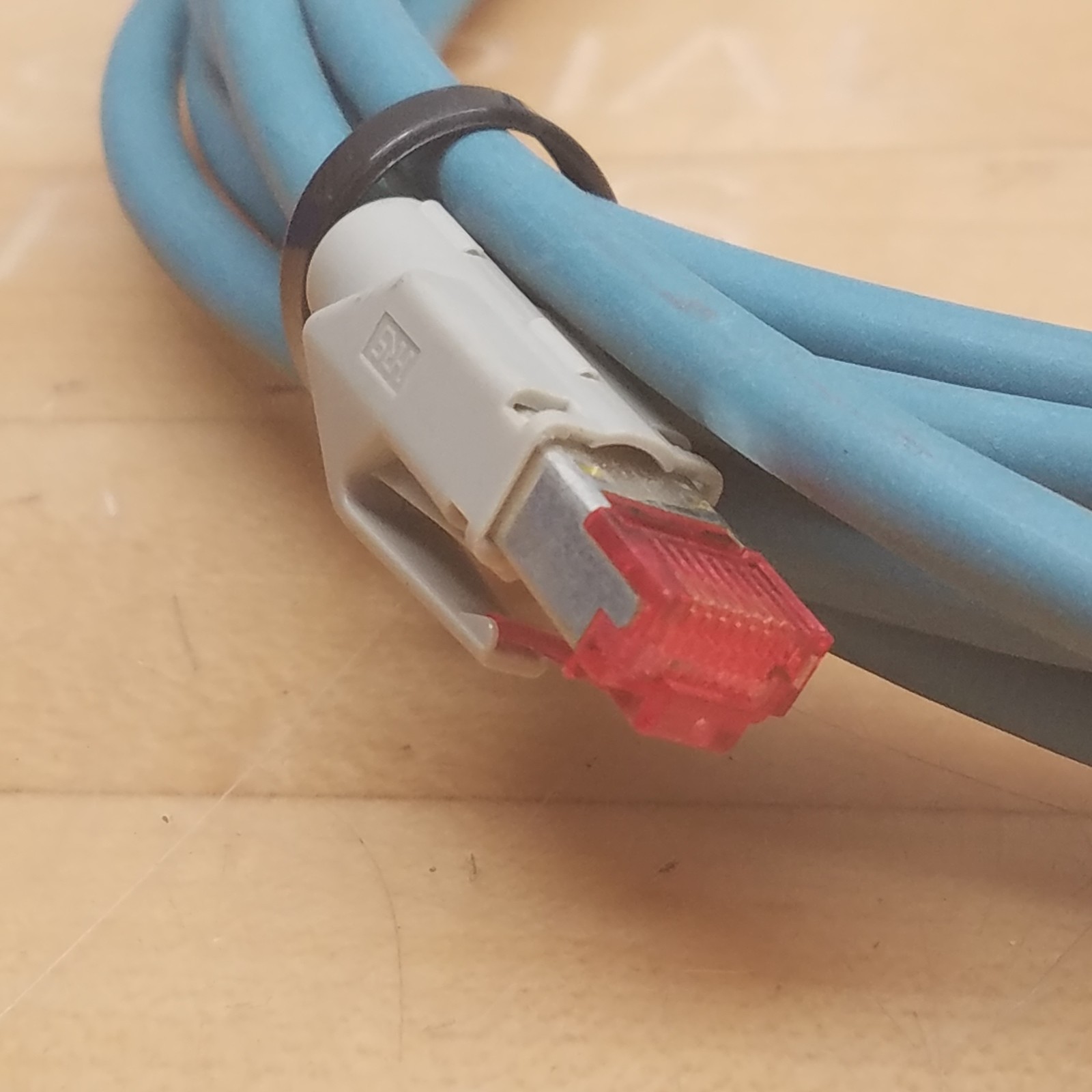 Keyence OP-87458 Ethernet Cable, M12 4 Pin To RJ45, For IV Ser. Sensors ...