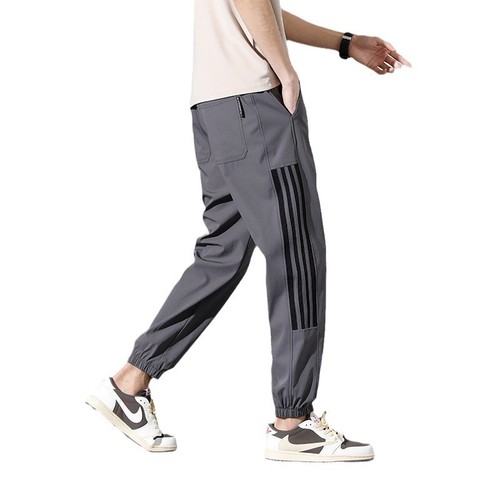 Large Size 10XL Summer Sports Ice Silk Men's Casual Pants Tide ...