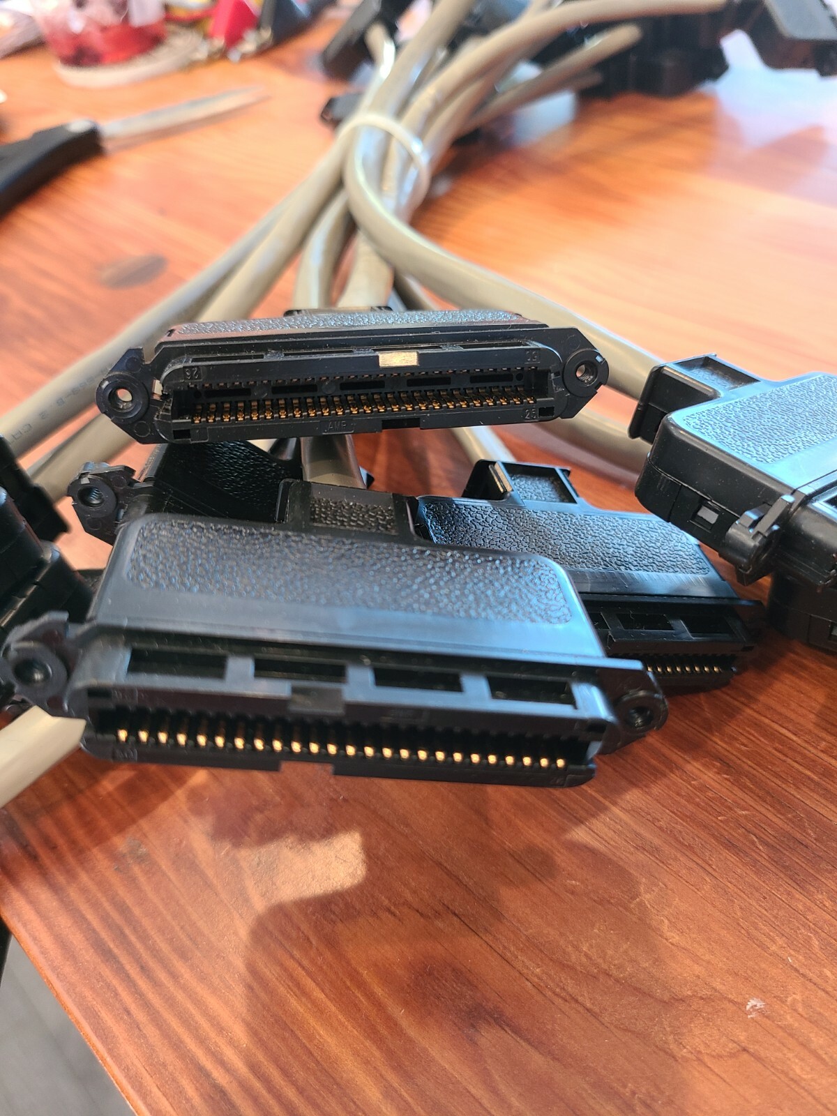 25 Pair Telco Amphenol Cat3 Trunk Cable 50-pin Male to Female PBX Amp ...