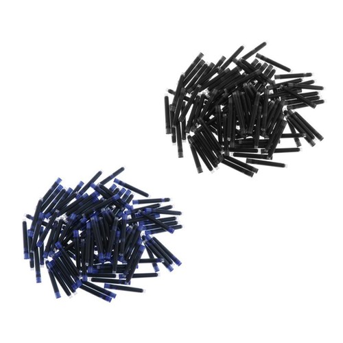 100 Pieces Universal Ink Cartridges Standard Fountain Pen Refills | eBay