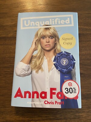 SIGNED Unqualified by Anna Faris 1st Printing 1st Edition 2017 ...