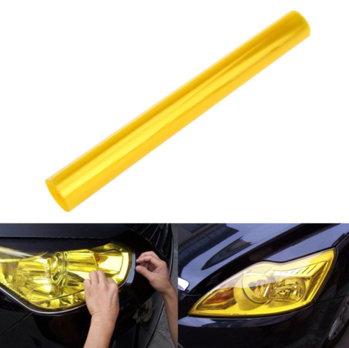 2p 30*120cm Car Van Wrap Sheet Yellow Tint Film Fog Tail Light ...