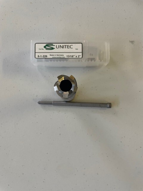 13/16" x 2" CS Unitec HSS Annular Cutter 6-1-226 with pilot pin | eBay