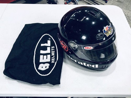 Bell Sport KENNY SCHRADER Black Snell 2015 Helmet Dirt Late Model IMCA ...