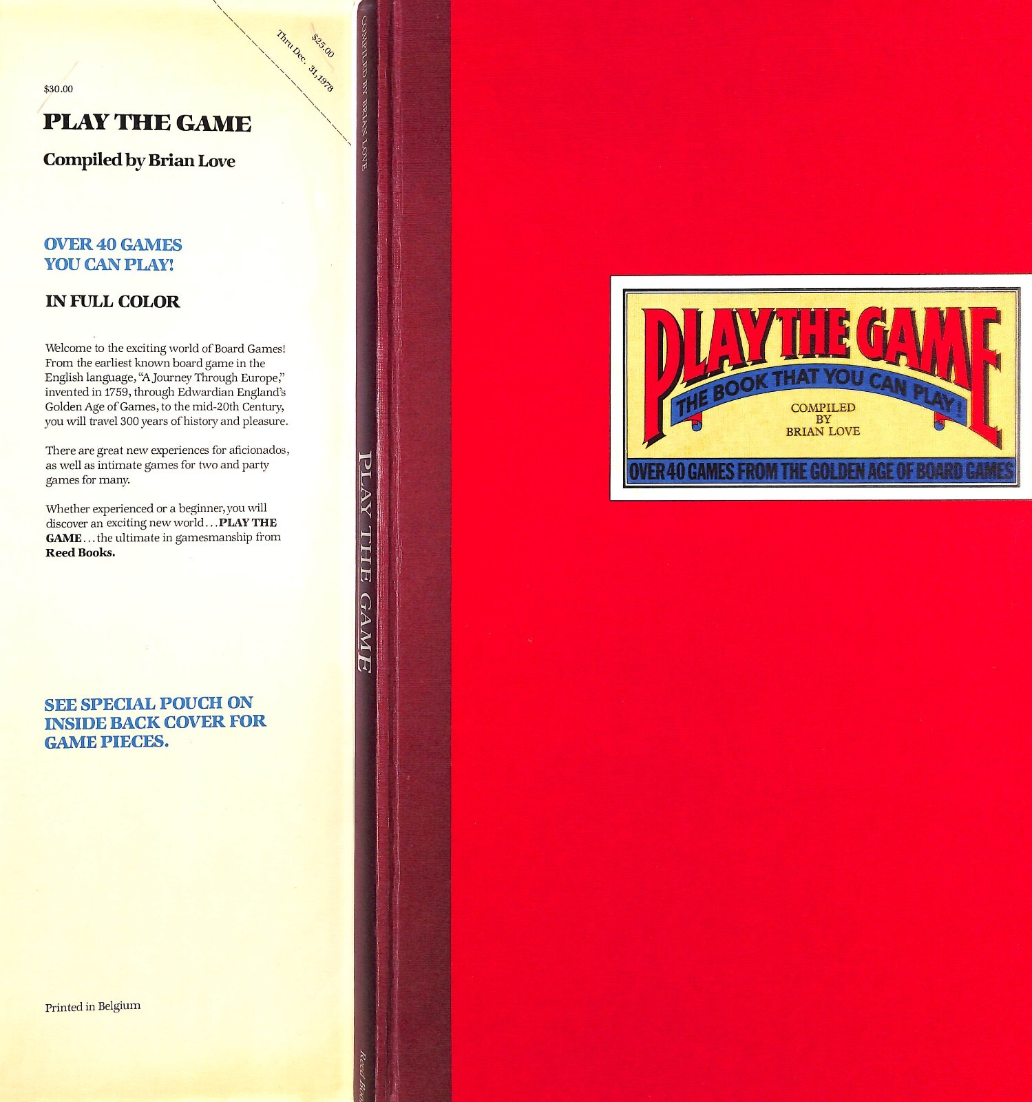 "Play The Game: The Book That You Can Play!" 1978 LOVE, Brian [compiled ...