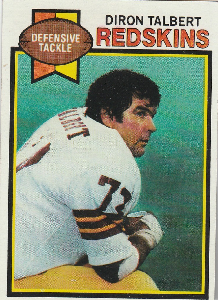 FREE SHIPPING-MINT TO NRMINT-1979 Topps #416 Diron Talbert Washington ...