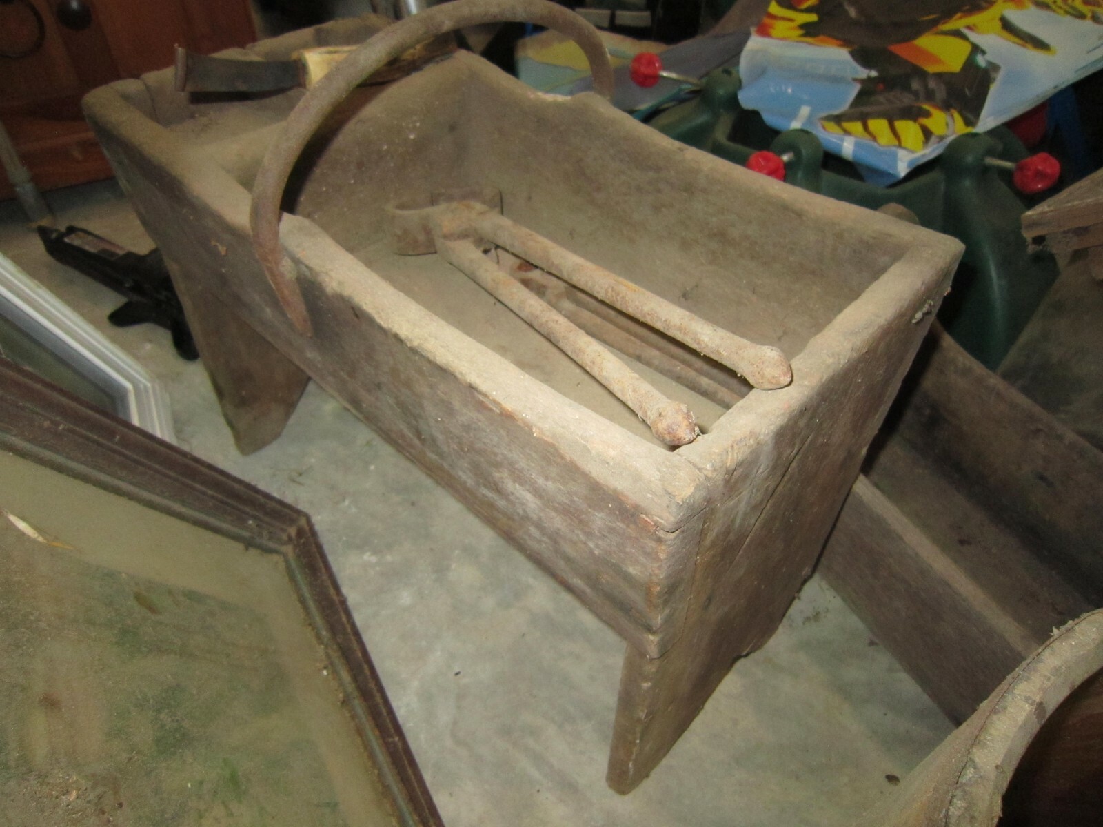 Vintage Wooden Farrier Tool Box with Tools | eBay