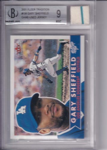 Fleer Tradition 2001 Gary Sheffield Game Used Jersey BGS 9 | eBay