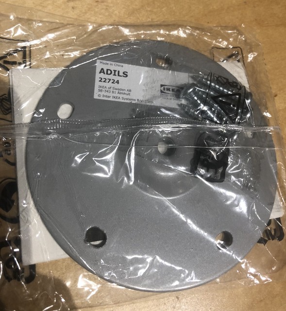 IKEA ADILS Mounting Plate 1x 104217 and Screws 5x 108443 for sale ...