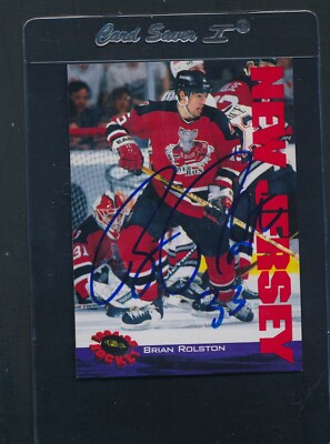1994/95 Classic #76 Brian Rolston New Jersey Signed Auto *D6526 | eBay