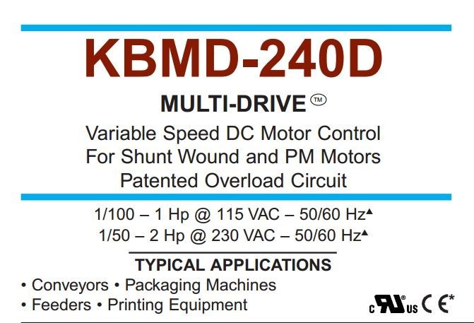 KB Electronics KBMD-240D DC motor control 9370 24822093705| eBay