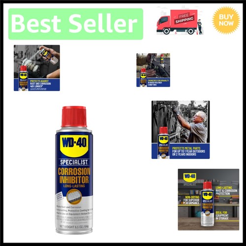 6.5 OZ Long-Lasting Anti-Rust Spray - Corrosion Inhibitor for Metal ...