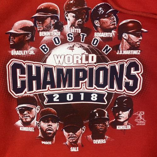 Boston Red Sox Sweater Adult XL Red White Blue Hoodie Cotton MLB ...