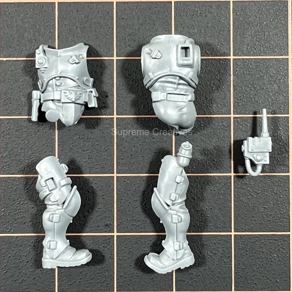 Bits Adeptus Arbites Exaction Squad Kill Team Imperial Agents Warhammer ...