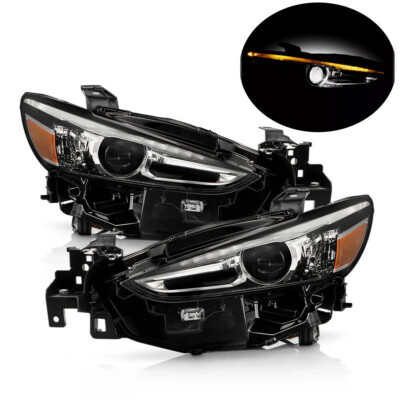 Pair LED Projector Headlights Headlamps For 2018-2021 Mazda 6 w/o ...