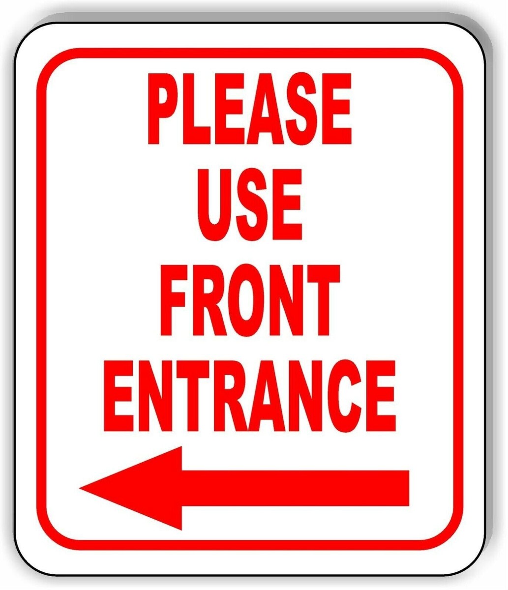 Front Entrance Sign Niche