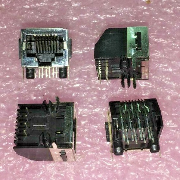 (25 PIECE LOT) 555153-5, TYCO, CONN MOD JACK 8P8C R/A SHIELDED RoHS | eBay