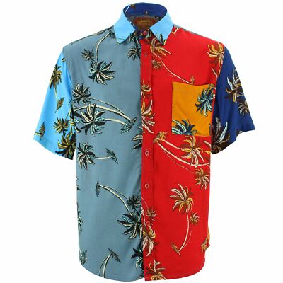 Regular Fit Short Sleeve Shirt Loud Originals Random Mixed Palm Trees ...