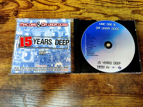MAC DRE & DA UNDA DOGG CD*15 YEARS DEEP*2005*BAY AREA RAP*THIZZ ENT ...