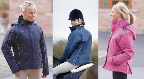 SHIRES CALGARY WATERPROOF WINTER FLEECE LINED RIDING EQUESTRIAN COAT ...