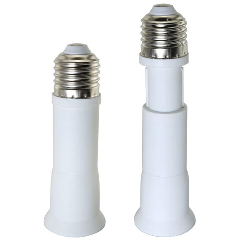 E27 Light Socket Extender Adapter 2pcs 117144mm Length Adjustable E27 ...