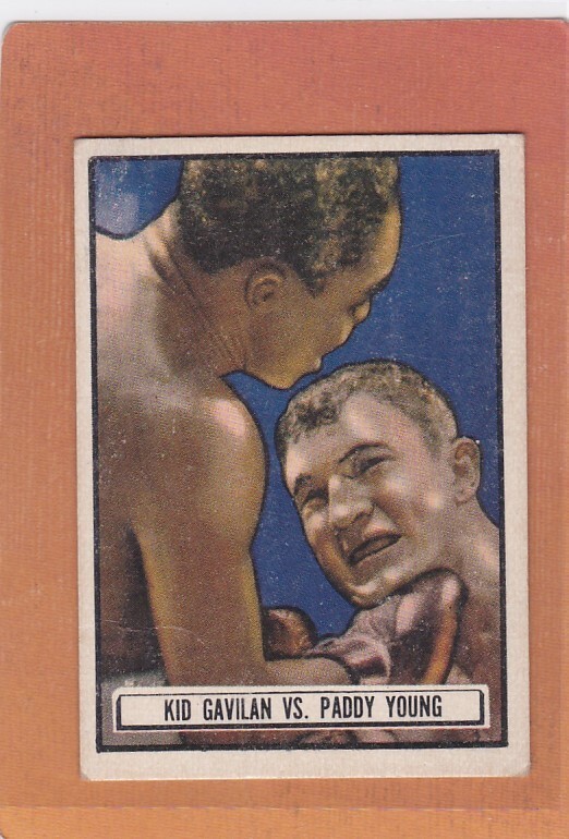 1951 TOPPS RINGSIDE BOXING KID GAVILAN VS PADDY YOUNG #75 VG/VGEX *A13188 | eBay