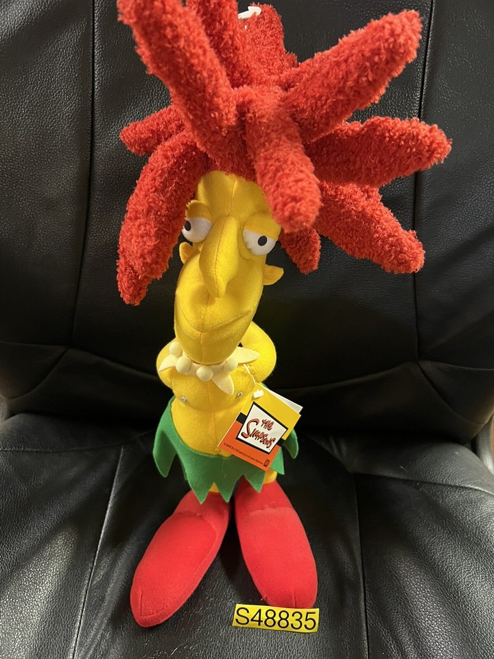 SIMPSONS SIDESHOW BOB UNITED LABELS 17”PLUSH NEW WITH TAGS HARD TO FIND ...