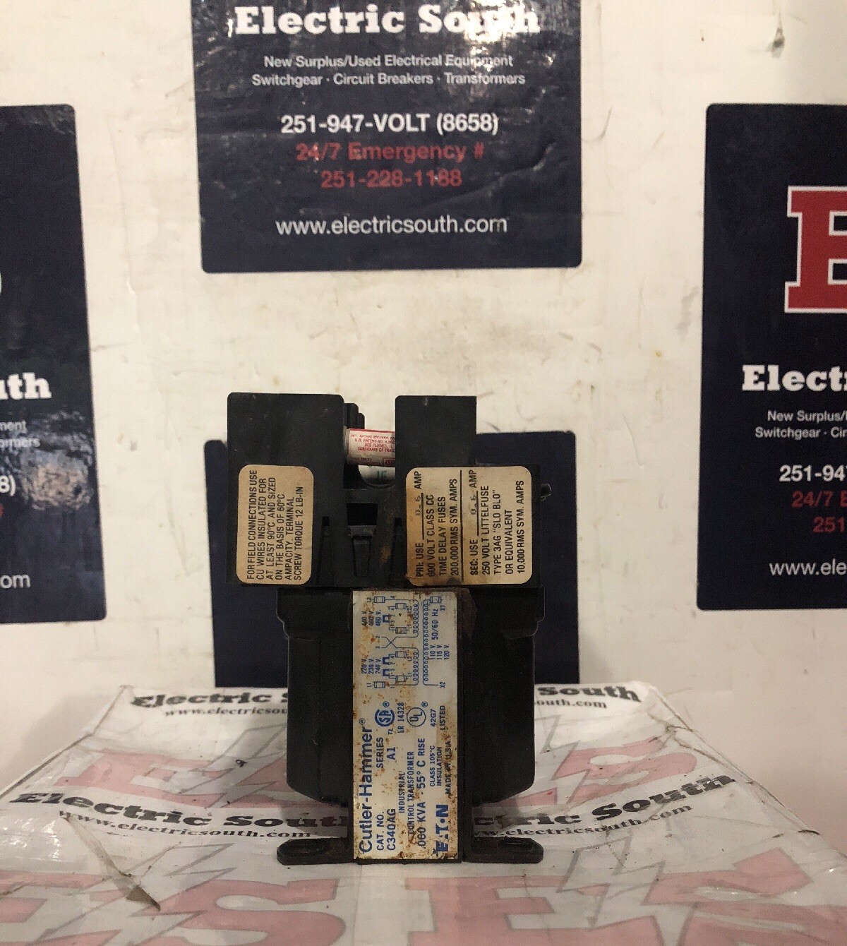 Cutler Hammer Control Transformer C340AG Series A1 .060 Kva Pri 480 240 ...