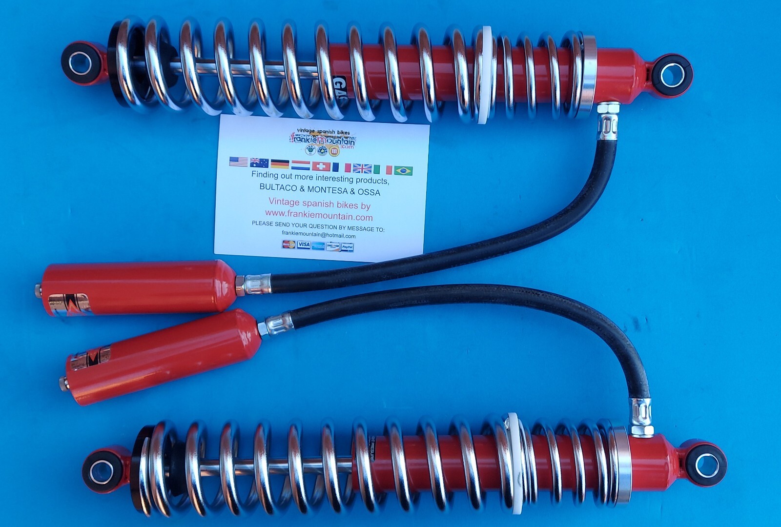 GAS SHOCKS MAICO MC 440 NEW SHOCKS MX 375mm MAICO SHOCKS MAICO MC 440 NEW | eBay