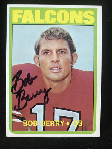 Bob Berry -Oregon Ducks- Atlanta Falcons Autographed Card | eBay