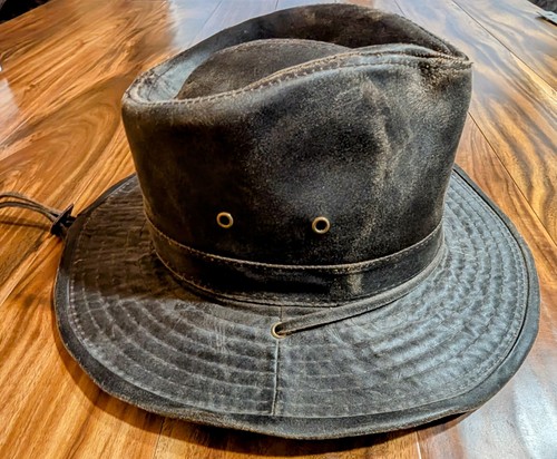 Red Head Outback Safari Hat Hunting Fishing Outdoor Vented Weathered ...