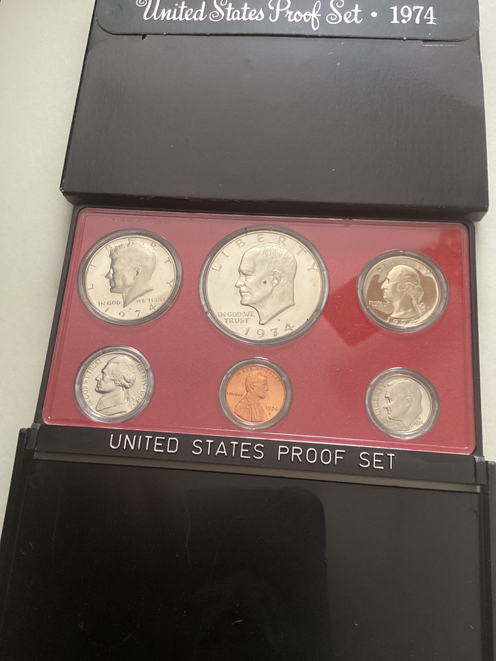 1970-1975 U.S. Proof sets & U.S. Mint Set - Lot of 6, Good Condition | eBay