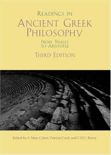 Readings In Ancient Greek Philosophy: From Thales To Aristotle - GOOD ...