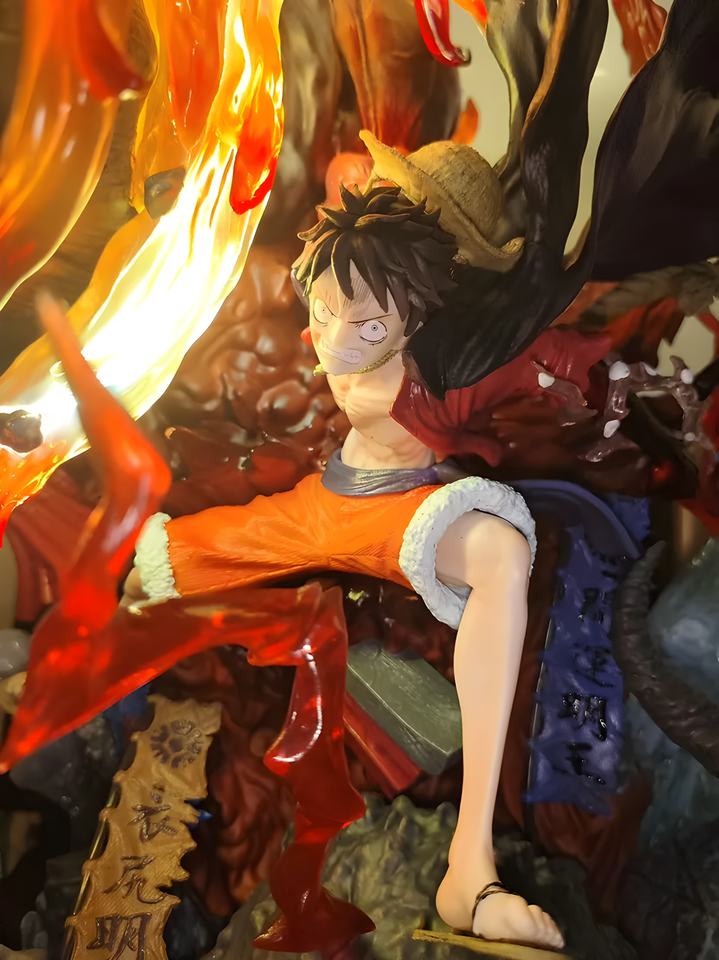 23cm Boxed Monkey D. Luffy Gear 3 - One Piece Anime Collection Model ...